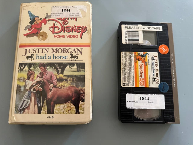 WALT DISNEY HOME video justin morgan had a horse vhs as is the clam ...
