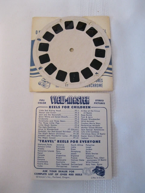 VINTAGE THE NIGHT Before Christmas Viewmaster Reel and Booklet #FT30 $4 ...