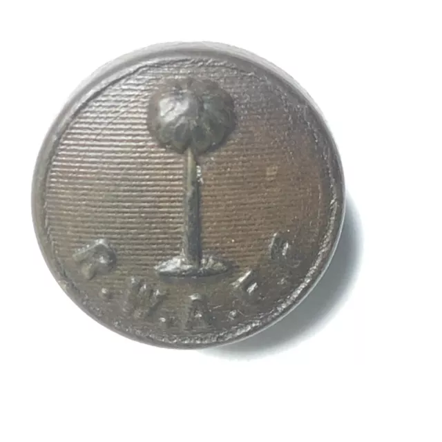 WW2 ROYAL WEST African Frontier Force Button 21 mm Grove & Sons ...