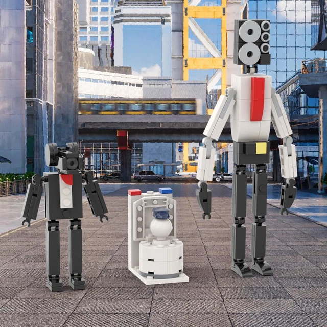 THE SKIBIDI TOILET Building Block Set Skibidi Toilet Game Action Figure ...