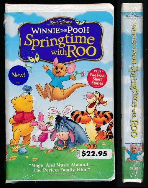WALT DISNEY VHS Winnie the Pooh Springtime with Roo 2003 Animation ...