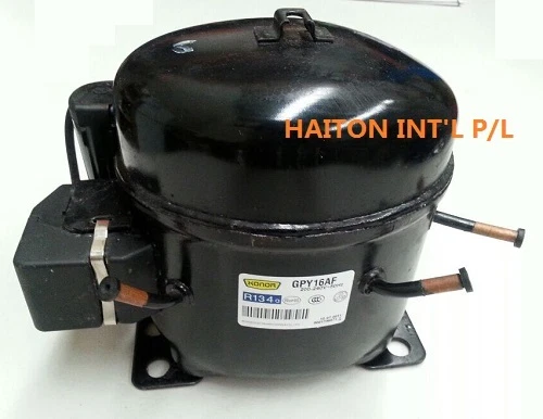 * KONOR COMMERCIAL Compressor GPY16AF R134A Low Temp 3/8HP Disp. 16 ...