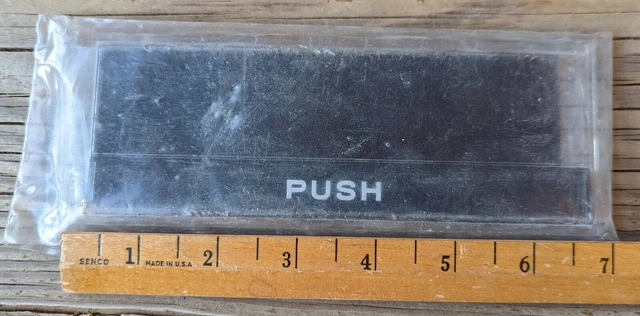 VINTAGE VENDING MACHINE Chute Door "Push" Door Flap, plastic clear ...