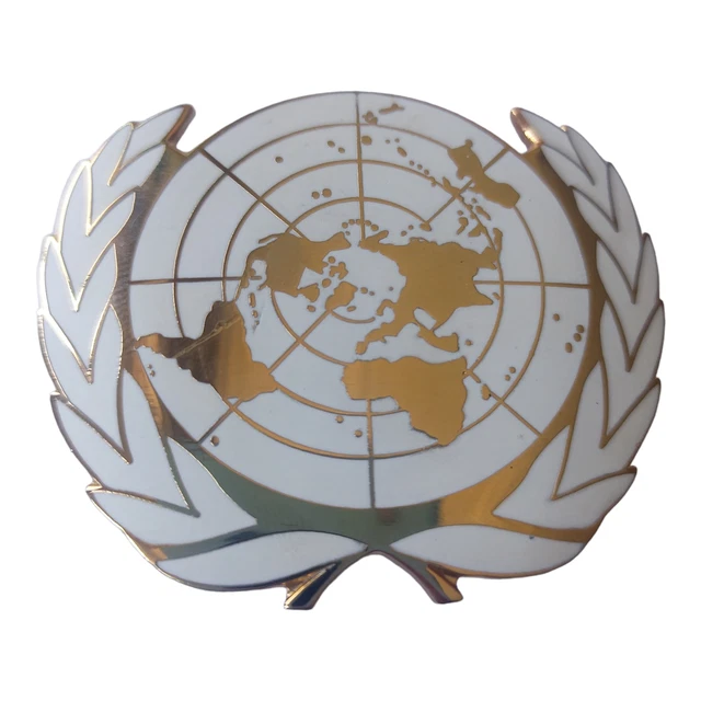 UNITED NATIONS BERET Badge OR's UN Rare Genuine Insignia Cap Military ...