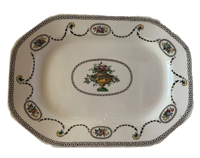 ANTIQUE COPELAND SPODE England WM Plummer & Co. NY Serving Platter ...