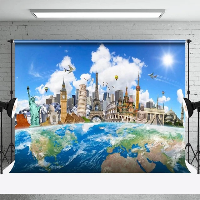 WELCOME TO PARIS Eiffel Tower World Photo Backdrop $36.09 - PicClick AU