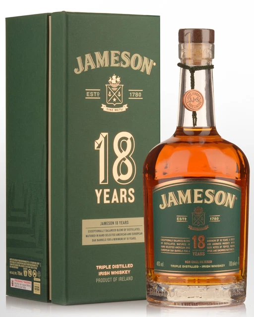 JAMESON 18YO IRISH Whiskey 700ml $388.02 - PicClick AU