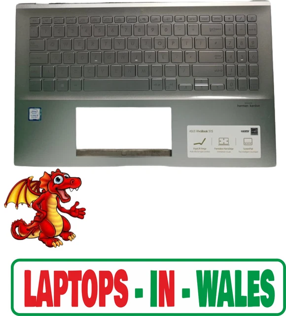 ASUS VIVOBOOK S15 X532FA / S532FA UK Keyboard Palmrest Touchpad Cover ...