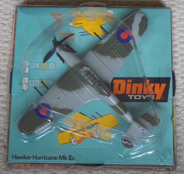 DINKY TOYS #718 HAWKER HURRICANE MKII C WW2 British RAF Fighter ...