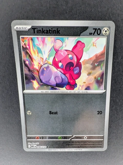 🔷 TINKATINK 096/132 🔷 Pokémon Mega Evolution 2025 - Reverse Holo ...