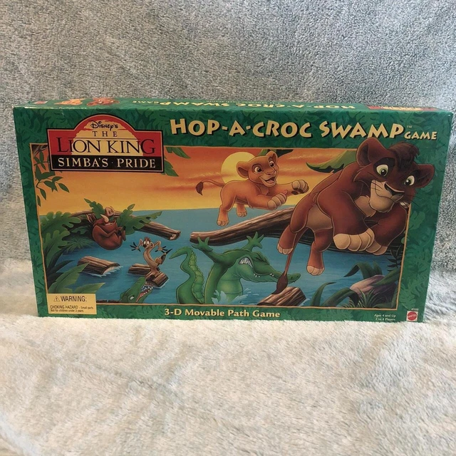 THE LION KING Simba’s Pride Hop-a-croc Swamp Game 1998 Disney Mattel ...