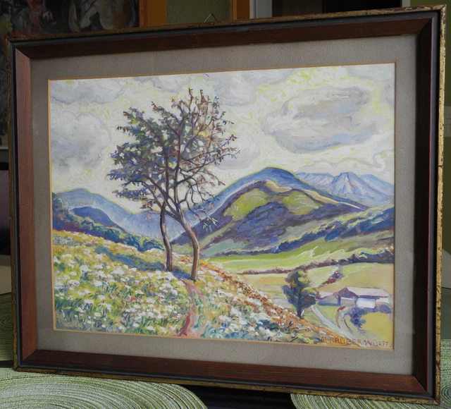 MARIA GRUBER-WÜRFEL (1894-1965) Motiv aus Tirol. EUR 150,00 - PicClick DE