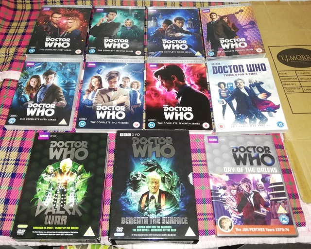 DOCTOR WHO BUNDLE of dvd's, complete series 1-7 doctor who & more,vgc ...