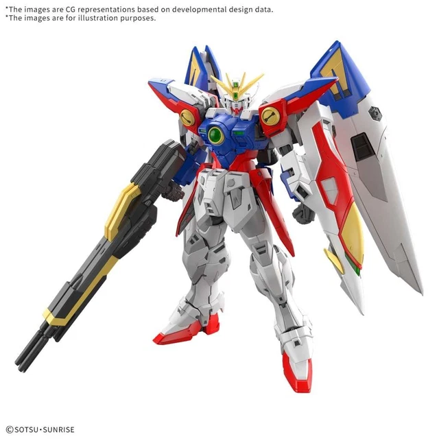 BANDAI REAL GRADE RG 1/144 Mobile Suit Gundam XXXG-00W0 Wing Gundam ...