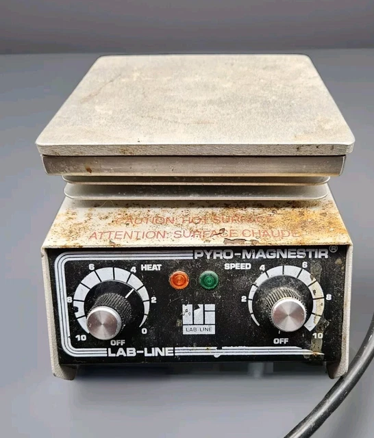 LAB-LINE INSTRUMENTS PYRO-MAGNESTIR Stirrer Model 1266 120V 4.20 Amps ...