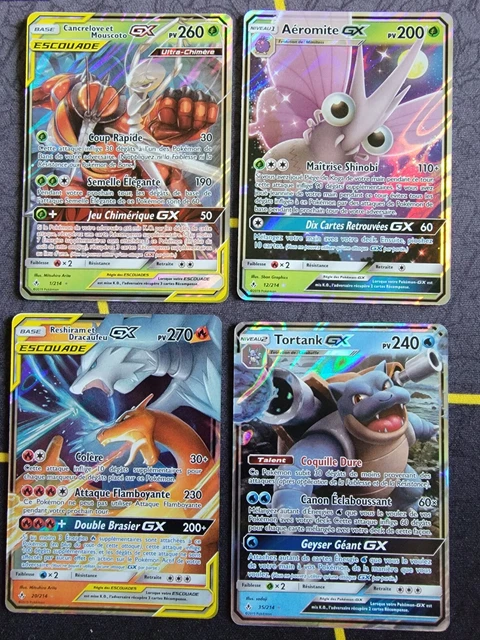 LOT CARTE POKEMON Gx SL10 Reshiram 20/214 Gardevoir 130/214 EUR 90,00 ...