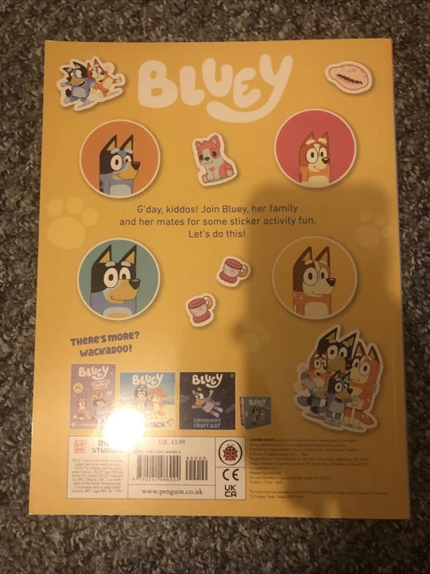 BLUEY: MEET BLUEY! Sticker Activity Book by Bluey (Paperback, 2021) £4. ...