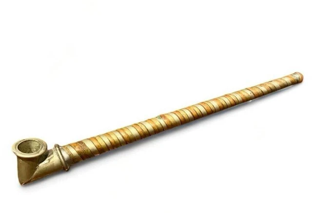 RARE PIPE - torsadée - Bronze ou simi - 14,5 cm EUR 10,00 - PicClick FR