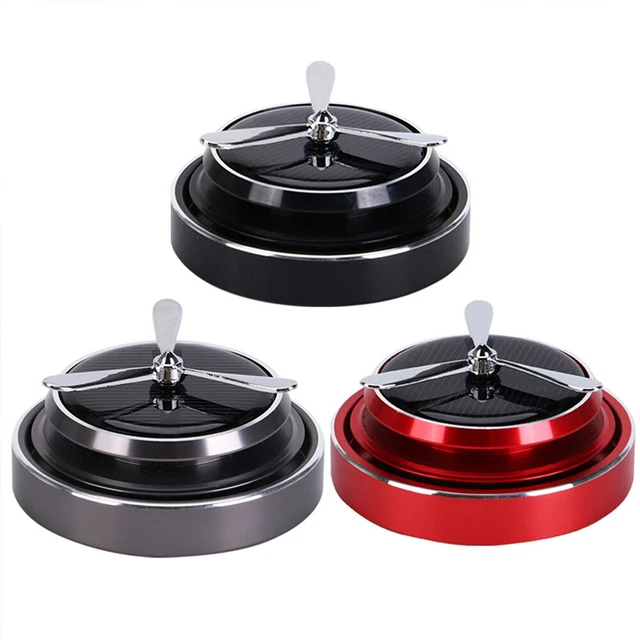 SOLAR POWERED CAR Rotating Perfume Air Freshener Aroma Diffuser ...