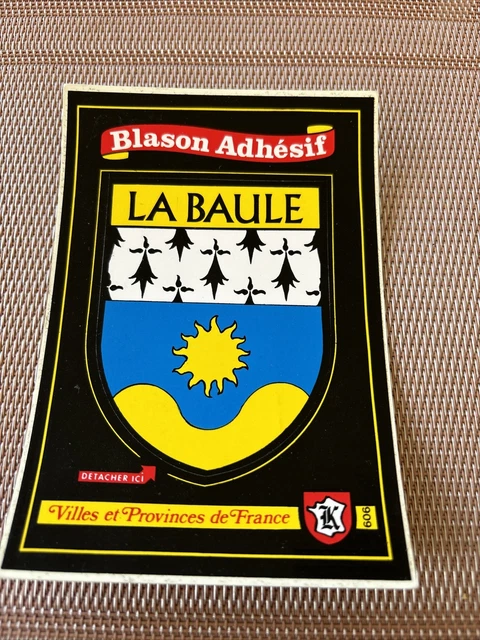BLASON ADHÉSIF VILLES Et Provinces De France 606 La Baule EUR 2,20 - PicClick FR