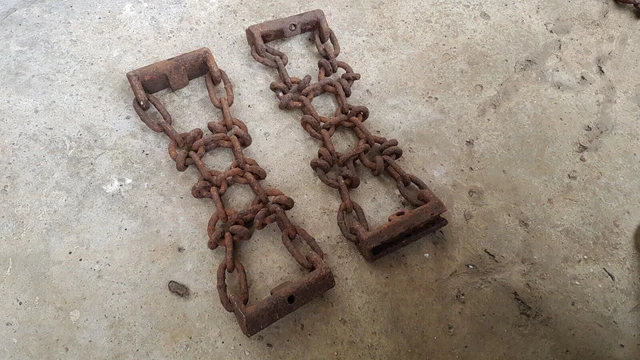 WW2 GERMAN SDKFZ Half Track Snow Cleat Chains Rare £55.23 - PicClick UK