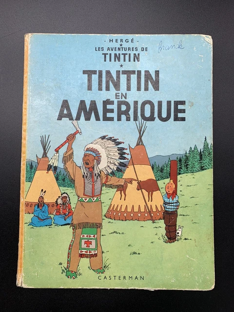 ANCIENNE BANDE DESSINE BD Tintin En Amérique Hergé 1947 1949 EUR 29,90 ...