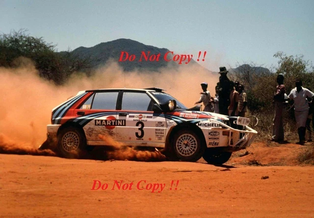 BJORN WALDEGARD MARTINI Lancia Delta HF Integrale Safari Rally 1992 ...