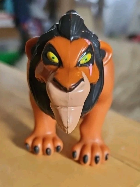 MATTEL DISNEY THE Lion King Fighting Action Figure Scar Articulated EUC ...
