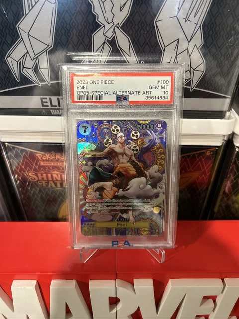 ONE PIECE 2023 OP05 Special Alternate Art Enel #100 PSA 10 gemmes comme neuf EUR 38,57 - PicClick FR