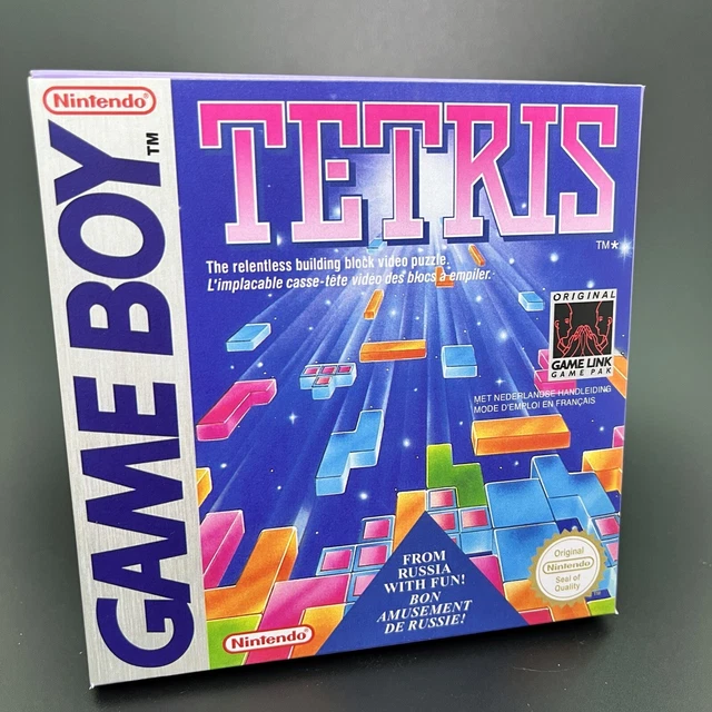 BOITE DE REMPLACEMENT Jeux Gameboy Tetris Game Boy + Plateau Cale EUR ...