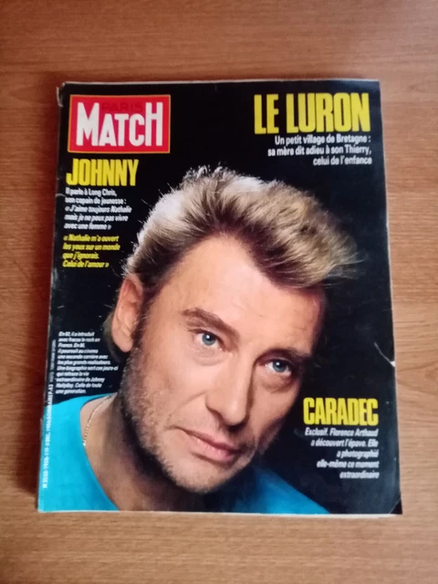 PARIS MATCH Johnny Hallyday numéro 1958 "Déc. 1986" EUR 4,50 - PicClick FR