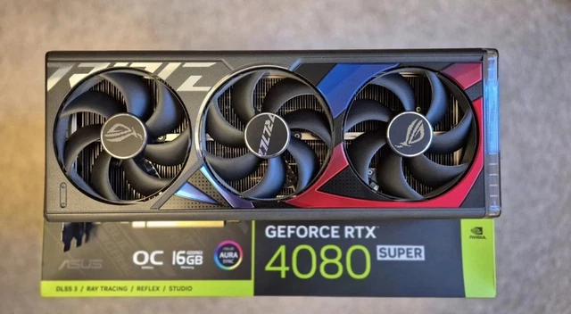 ASUS NVIDIA GEFORCE RTX 4080 Super 16GB GDDR6X ROG Strix Gaming OC £771.70 - PicClick UK