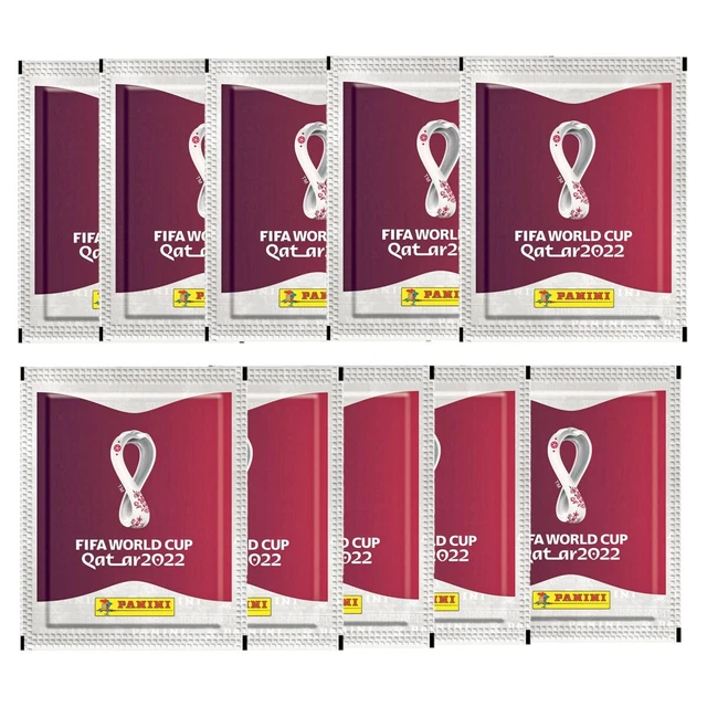 PANINI FIFA WORLD Cup Qatar 2022 Sticker Collection 10 Sealed Packs Brand New EUR 31,13 ...