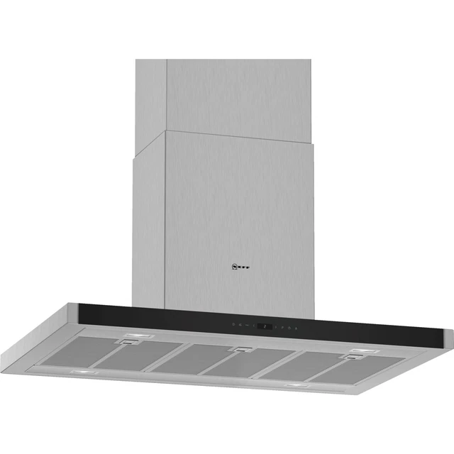 NEFF N70 90CM Touch Control Island Cooker Hood - Stainless Steel ...