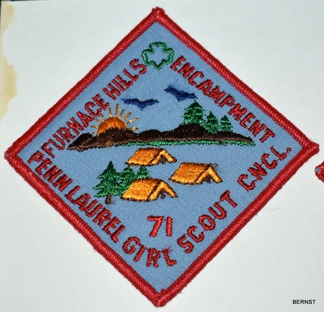 VINTAGE GIRL SCOUT - Council Camporee Patch ^ $3.95 - PicClick