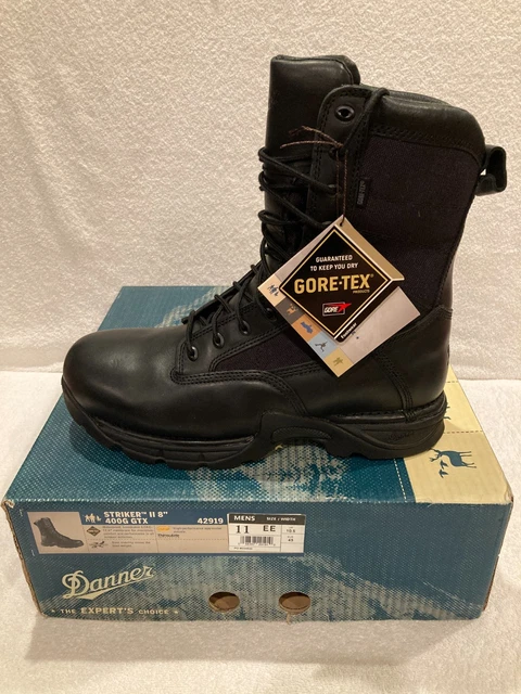 DANNER BOOTS - Striker II 8" 400G GXT - Gore-Tex - Thinsulate - Size 11 ...