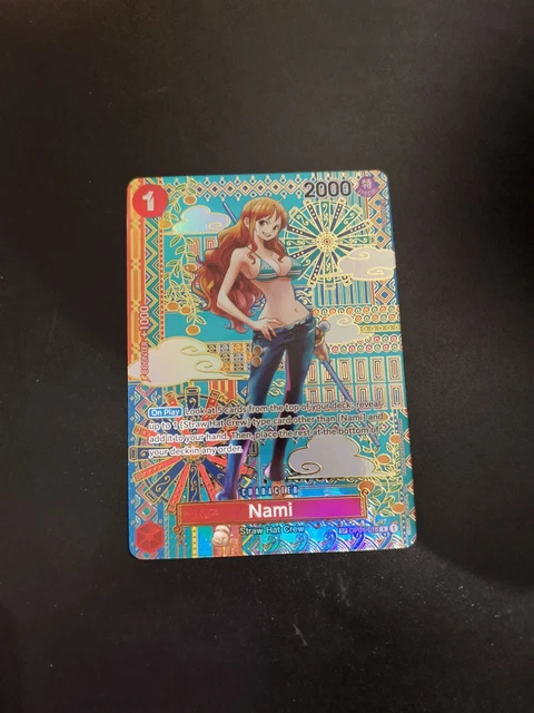 ONE PIECE CARD Game Nami OP01-016 Secret Treasure EUR 200,00 - PicClick FR