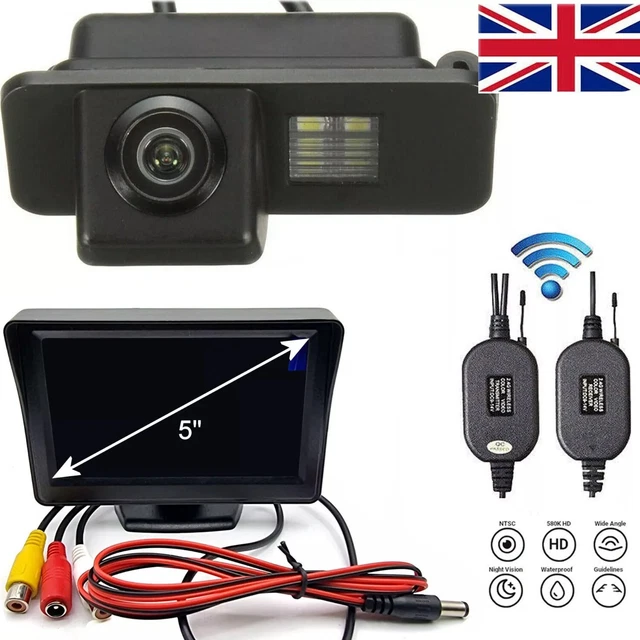 WIRELESS REVERSE CAMERA Kit For Ford Transit Mk8 Custom +5" £39.95 ...