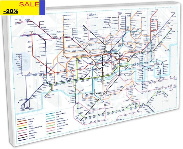 LONDON UNDERGROUND TUBE Map May 2022 New Elizabeth Line £1.29 - PicClick UK