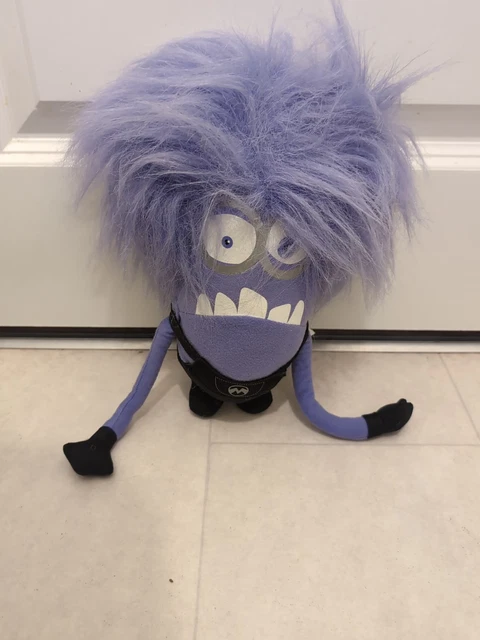 DESPICABLE ME 2 Purple Two Eyed Evil Minion, Small Plush Soft Toy £7.99 ...