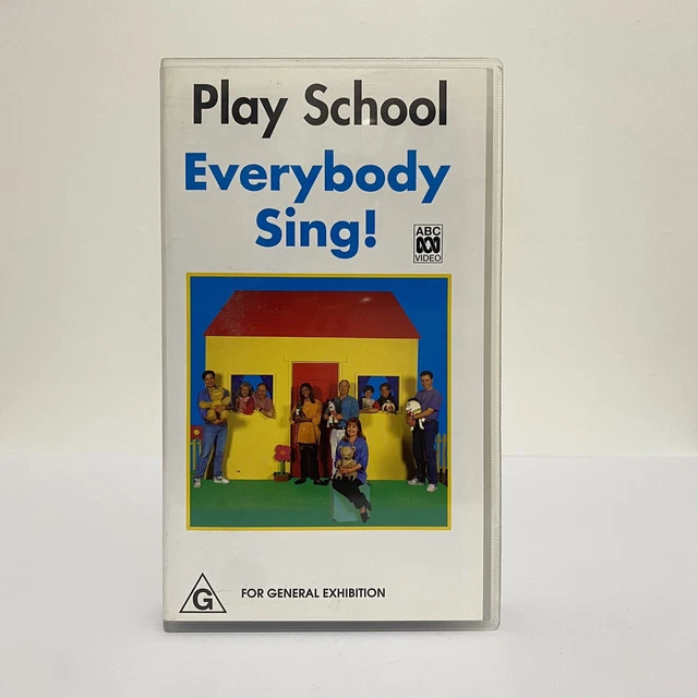 PLAY SCHOOL (VHS, 1996) Everybody Sing! ABC For Kids VHS Video ...