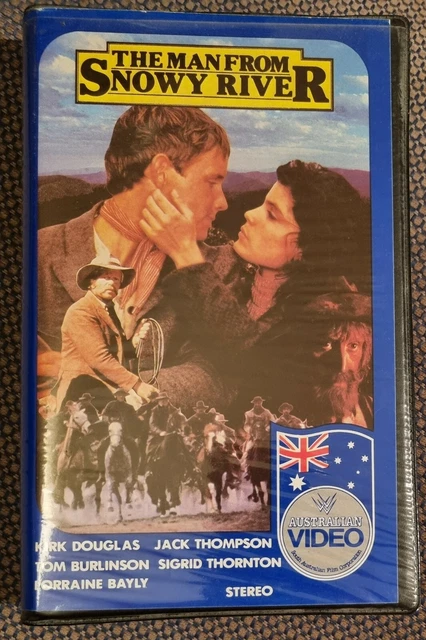 THE MAN FROM SNOWY RIVER 80s Adventure PBV/AUSTRALIAN Video VHS Kirk ...