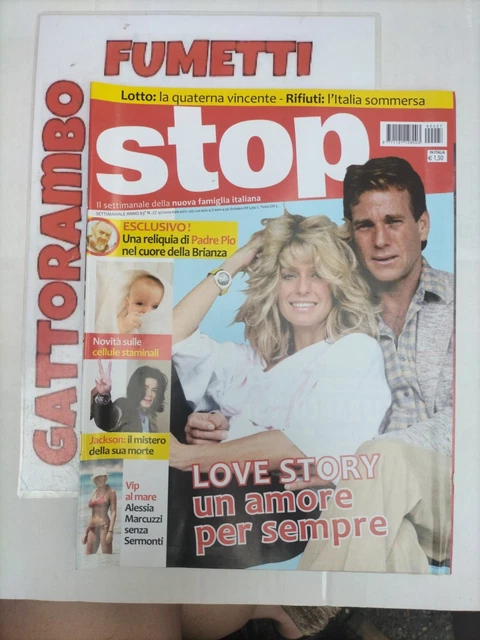 SETTIMANALE STOP N.27 Jackson-Marcuzzi-Fawcett-Crow Anno 2009 - Ottimo ...