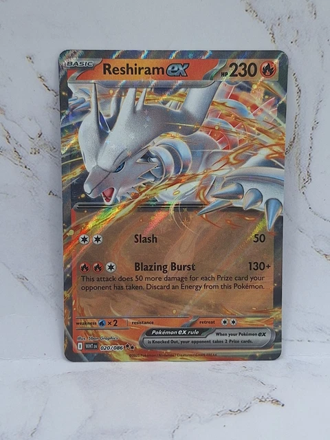 RESHIRAM EX 020/086 SV: White Flare Pokemon TCG $1.51 - PicClick AU
