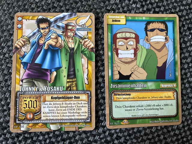 ONE PIECE Johnny & Yosaku BP-T08 Kopfgeldjäger-Duo & Zusammenhalten TCG Karten EUR 3,68 ...