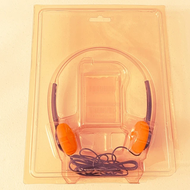 SONY MDR-006 WALKMAN Lightweight Headphones w/ Orange Pads - Guardians ...
