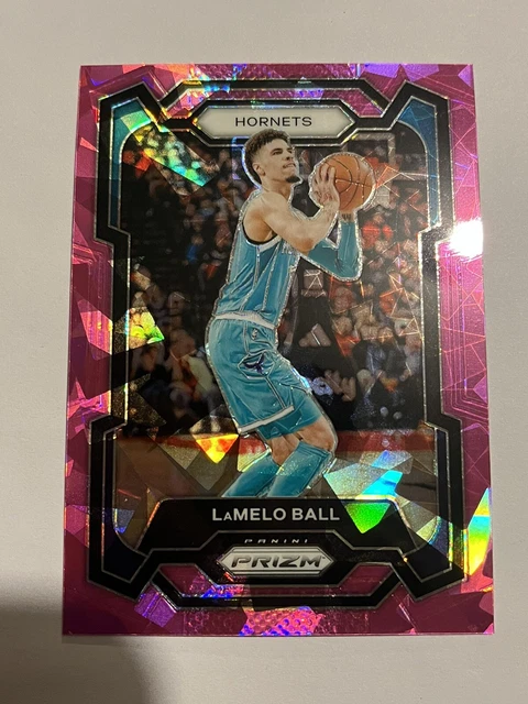 2023-24 PANINI PRIZM LaMelo Ball Rosa Crackizzato Prizm #41 Charlotte Hornets EUR 1,13 - PicClick IT