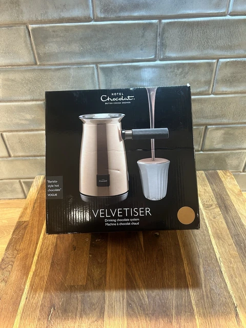 HOTEL CHOCOLAT VELVETISER Machine Copper with 2 Ceramic Pod Cups £89.08 ...
