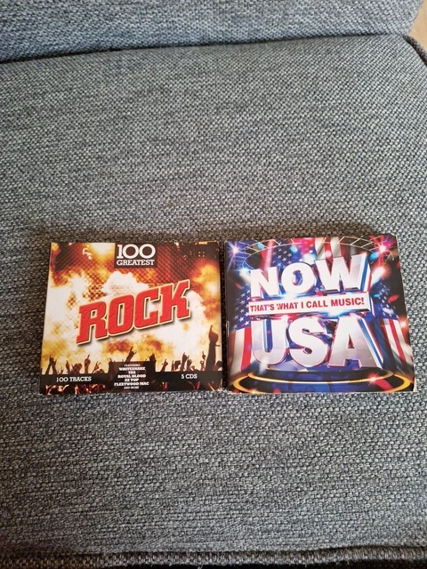 NOW THATS WHAT I Call Music USA & 100 Greatest Rock 5 Cd Set £4.00 ...