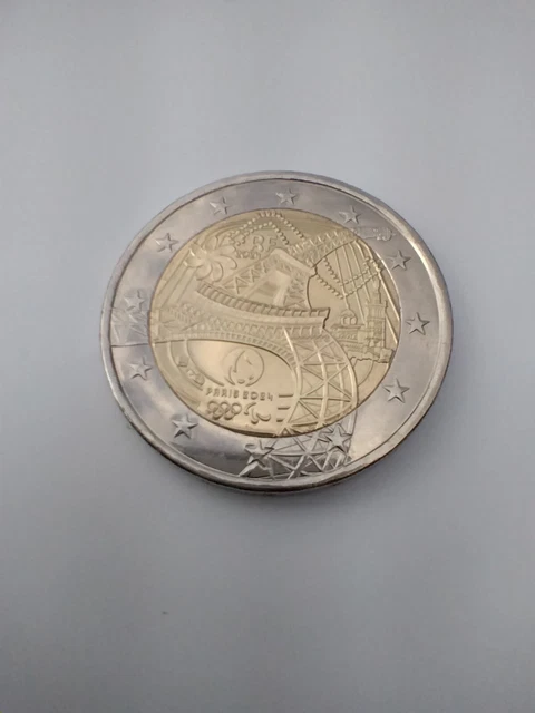 PIÈCE 2 EUROS JO 2024 commémorative NEUVE EUR 100,00 - PicClick FR